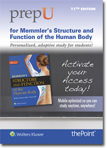PrepU for Memmler's Structure and Function of the Human Body, 11e