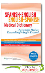 Spanish-English English-Spanish Medical Dictionary: Diccionario Médico ...