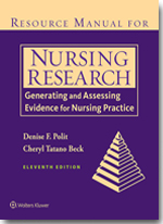 Resource Manual for Nursing Research: Generating and Assessing Evidence ...