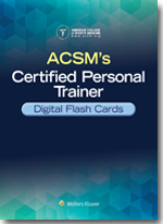 ACSM's Certified Personal Trainer Digital Flash Cards
